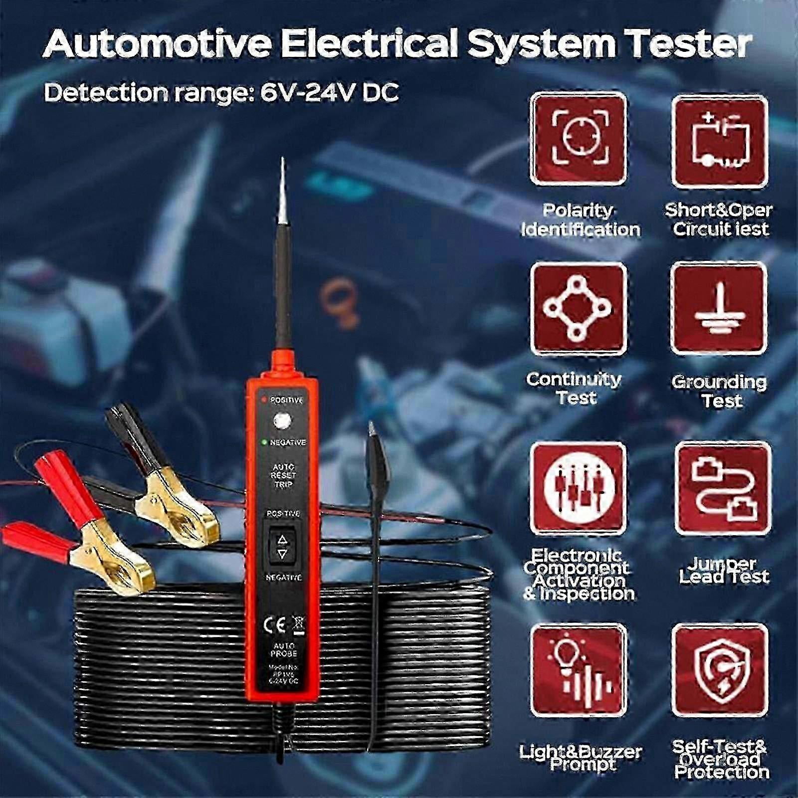 Autel PowerScan PS100 6-24V Digital Multimeter for Automotive ...