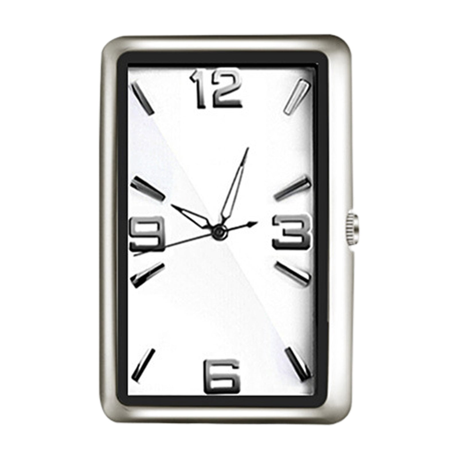 Juliy Analog Car Clock Rectangular High/Low Temperature Resistant ...