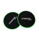 Synergee Electric Lime Green Core Sliders - Dual Sided Use | Carpet ...