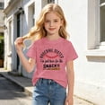 Byoo Toddler Girl Graphic Crew Neck T Shirt Baseball Sister Short ...