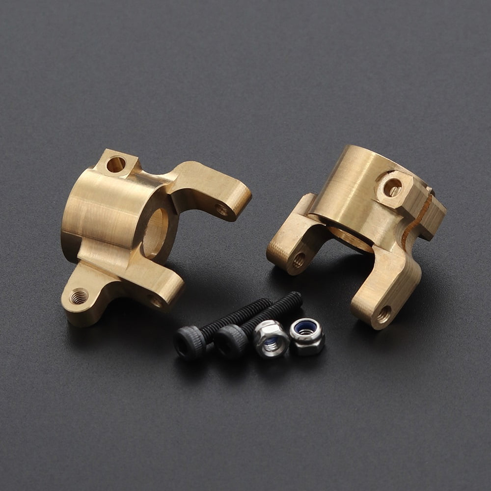 Daupanzees SCX10 II AR44 Axle Brass Counterweight Set Steering Knuckles ...