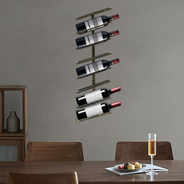 Sorbus Wall Mount Wine Rack (Holds 9 Bottles) - Walmart.com