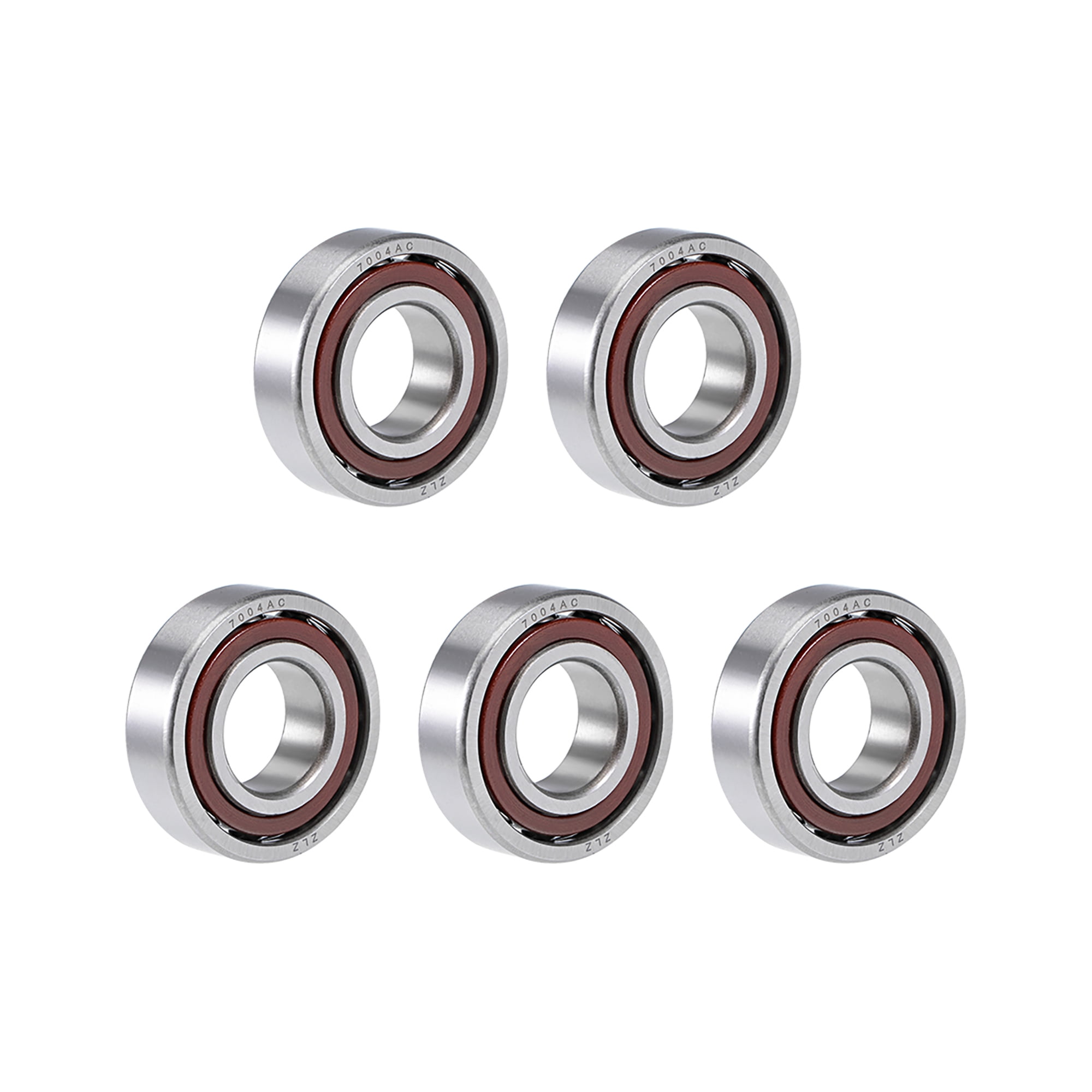 7004AC Angular Contact Ball Bearing 20x42x12mm Single Row, Open ...