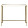 Ktaxon Glass Console Sofa Table Modern Gold Entryway Living Room Table ...