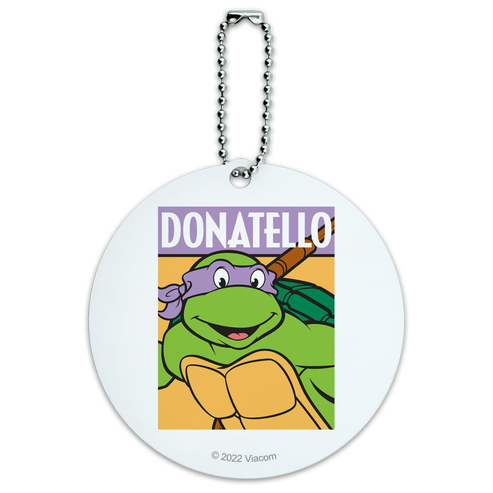 Teenage Mutant Ninja Turtles Donatello Round Luggage Card Carry-On ID ...