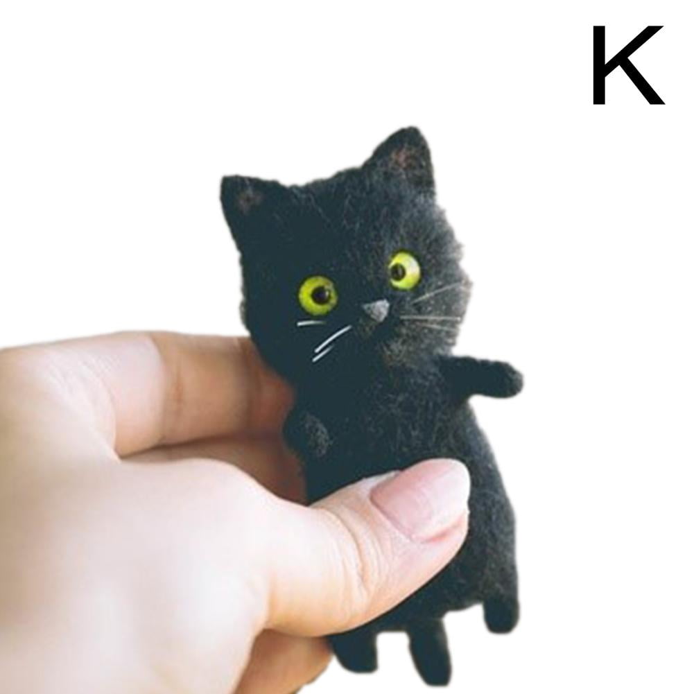 1Set DIY Needle Craft Cats Felting Wool Felt Material Kit Plush For ...