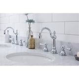Water Creation Empire 60" Double Plastic Wash Stand in Chrome and Clear ...
