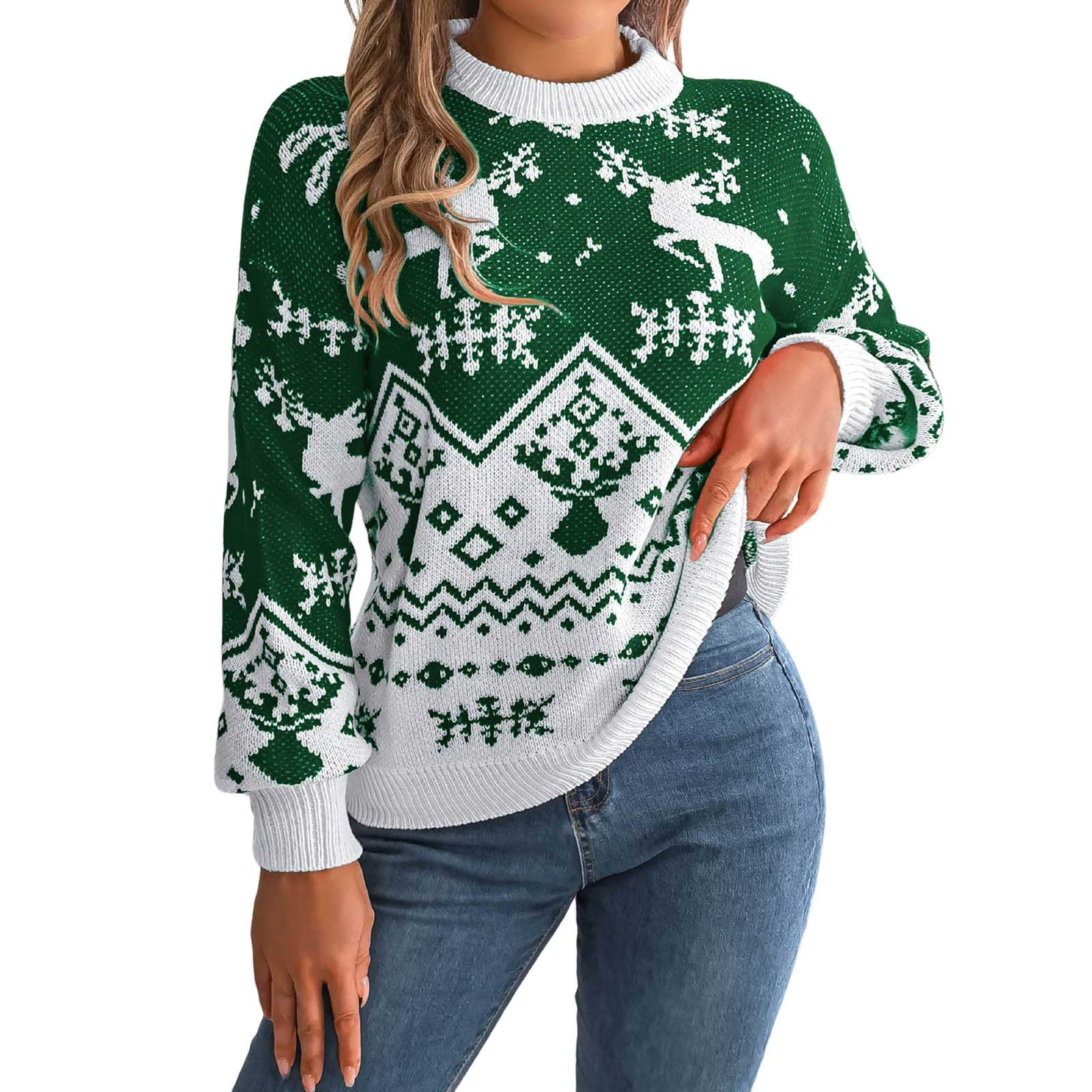 Click here for Zhanying Christmas Sweater Vest Women Pattern Roun... prices