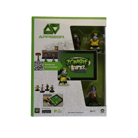 WowWee AppGear Character Figure Pack w/ Zombies Burbz Diner for iOS and ...