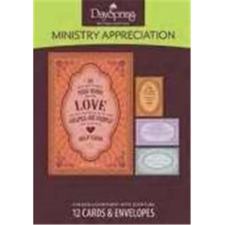 Dayspring Cards 73364 Card-Boxed-Ministry Appreciation - Walmart.com