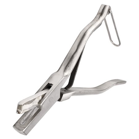 Stainless Steel Pig Ear Tag Plier, Ergonomic Handle Lightweight Animal ...