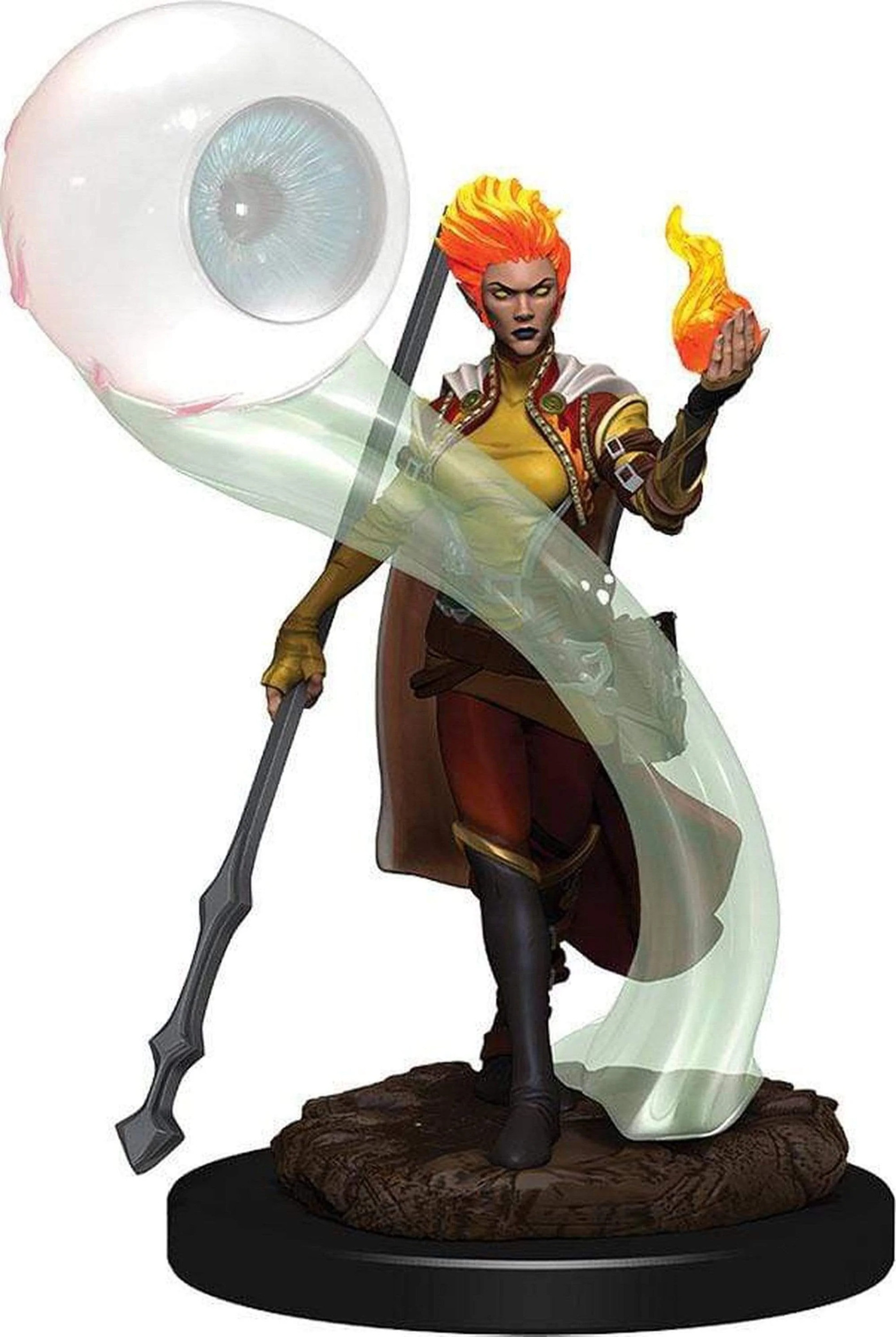 WizKids WZK93046 Dungeons & Dragons IR Prem Fire Genasi Wizard Female ...