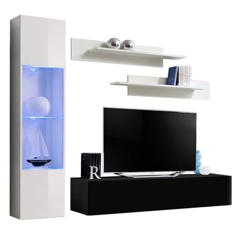 Fly G 30TV Wall Mounted Floating Modern Entertainment Center - Walmart.com