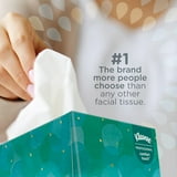 Kleenex Facial Tissue, 2-Ply, Pop-Up Box, White and Cream, 95 Sheets, 6 ...