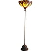 RADIANCE Goods Tiffany-Style 1 Light Victorian Torchiere Floor Lamp 15 ...