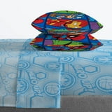 Marvel Super Hero Full Bed Set - 5 Piece, 100% Microfiber, Avengers ...