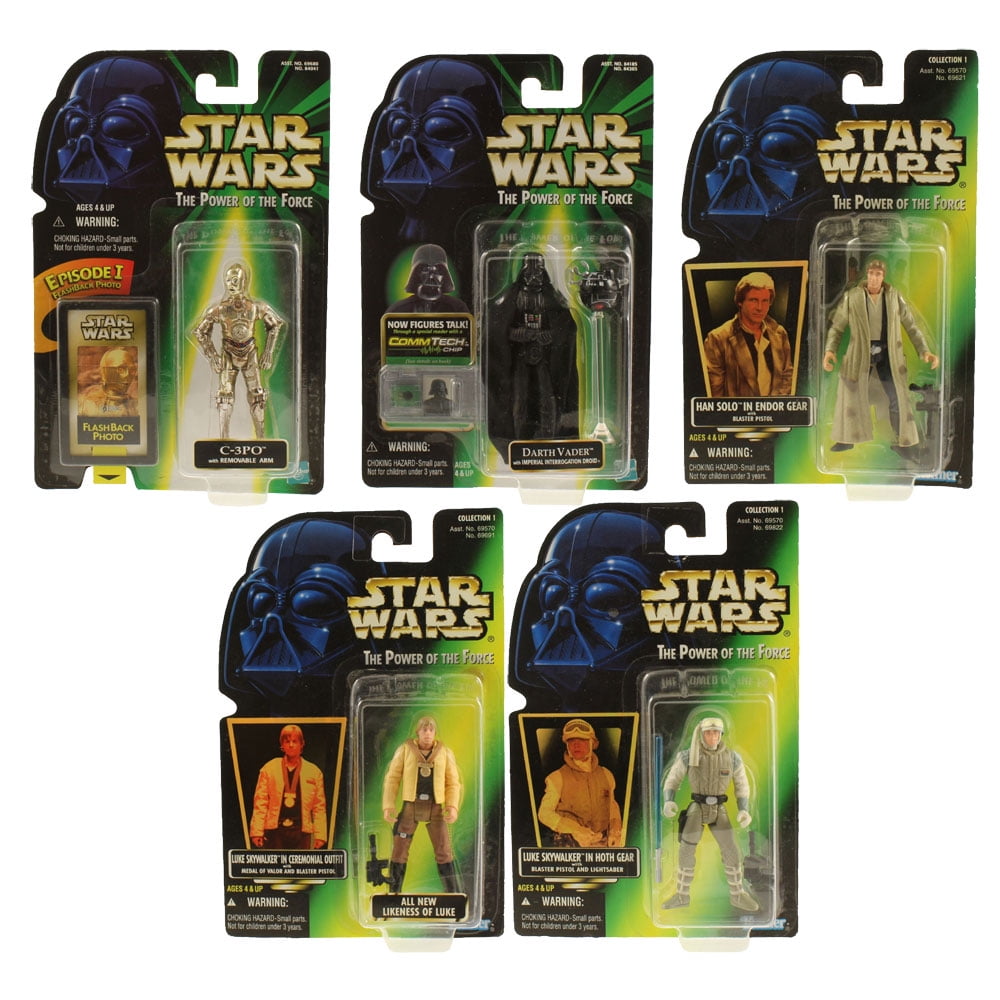 Star Wars - Power of the Force (POTF) - Action Figures - SET OF 5 #1 (C ...