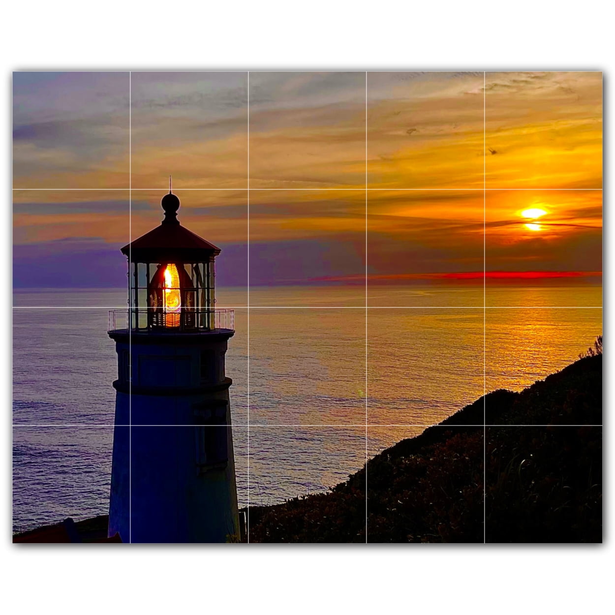 Picture-Tiles.com: Lighthouse Ceramic Tile Wall Mural WAL500831-54M. 30 ...