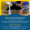 Smooth-On Rebound 25 Silicone Rubber - 2 Jars, 16 oz - Walmart.com