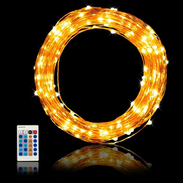 Yi Lighting 99ft LED Fairy String Lights, Starry Lights Dimmable ...