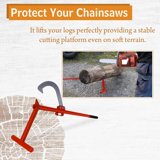 Timber Jack for Logs 48" - Powder Coated Carbon Steel Log Lifter Tool ...