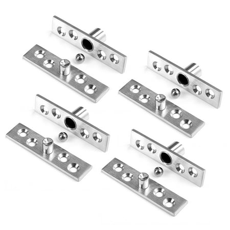 Oubit 4pcs 360 Degree Rotation Axis Stainless Steel Up and Down Door ...