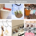 Triani S Shaped Hooks Stainless Steel Metal Hangers Hanging Hooks for ...