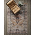 Rugs.com Eco Southwestern Collection Rug – 8' x 10' Khaki Gray Medium ...