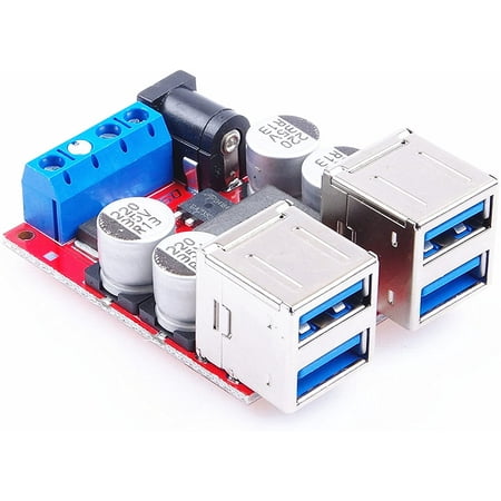 DC-DC USB Charging Module 12V 24V (8-35v) to 5V 5A 4-USB Port at The ...