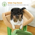 27 inch Sleeping Tree Green Cat Tree for Indoor Cats - Walmart.com