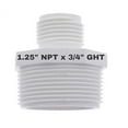 Van Enterprises PVC Garden Hose Adapter for Water Pump Connection (Male ...