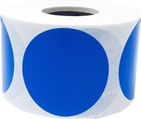 Blue Circle Dot Stickers | 1.5" Inches Round | 500 Pack - Walmart.com