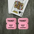 Pink Raffle Tickets for Parties and Events with Multiple Options and ...