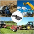 Universal Quick Attach Mount Plate , Skid Steer Mount Plate Attachment ...
