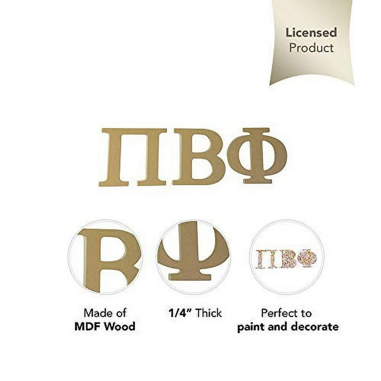 Pi Beta Phi Wooden Letters