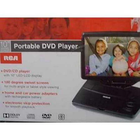 RCA 10 Portable DVD Player - Black (DRC98101S) - Walmart.com