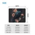 Crow Flowers Raven Gothic Mouse Pad Non-Slip Rubber Gaming Mousepad ...