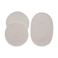 3pcs Round Woven Cotton Rope Placemats, Heat Resistant Durable Table ...