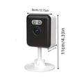 3MP HD indoor security cameras, dual-band WiFi, two-way audio and ...
