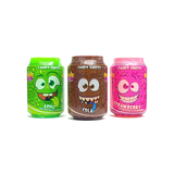 Raindrops Candy Liquid Shots, 2.3 fl. oz Cans, Strawberry, Cola and ...