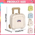 Toy Storage Suitcase Portable Trolley Organizer Box with Wheels ...