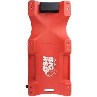 Big Red Rolling Garage/Shop Creeper: 40" Mechanic Cart with Padded ...
