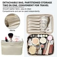 Makeup Pouch, Travel Makeup Bag Organizer, Large Makeup Bag with Inner ...
