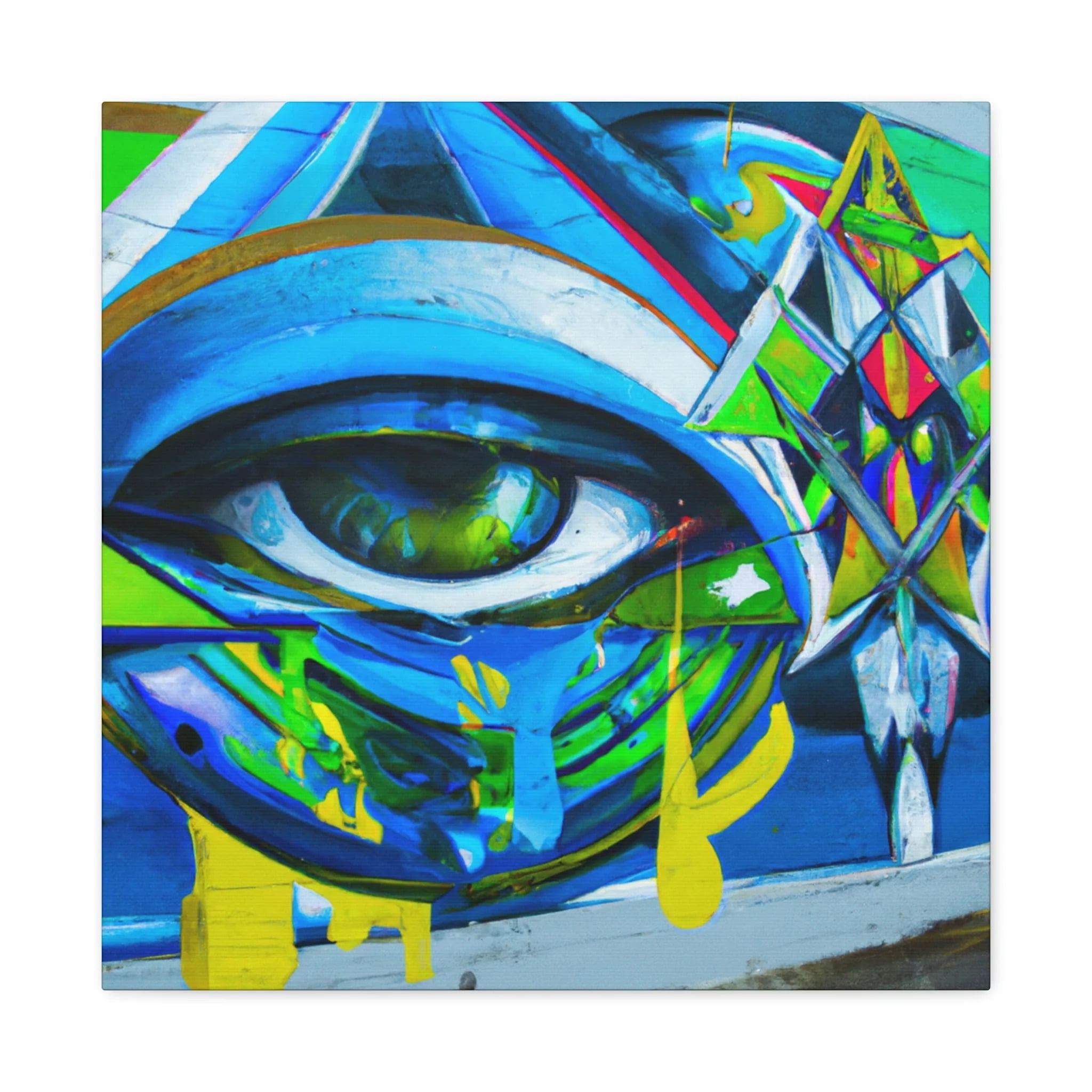 Sparkling Urban Reflection - Canvas - Walmart.com