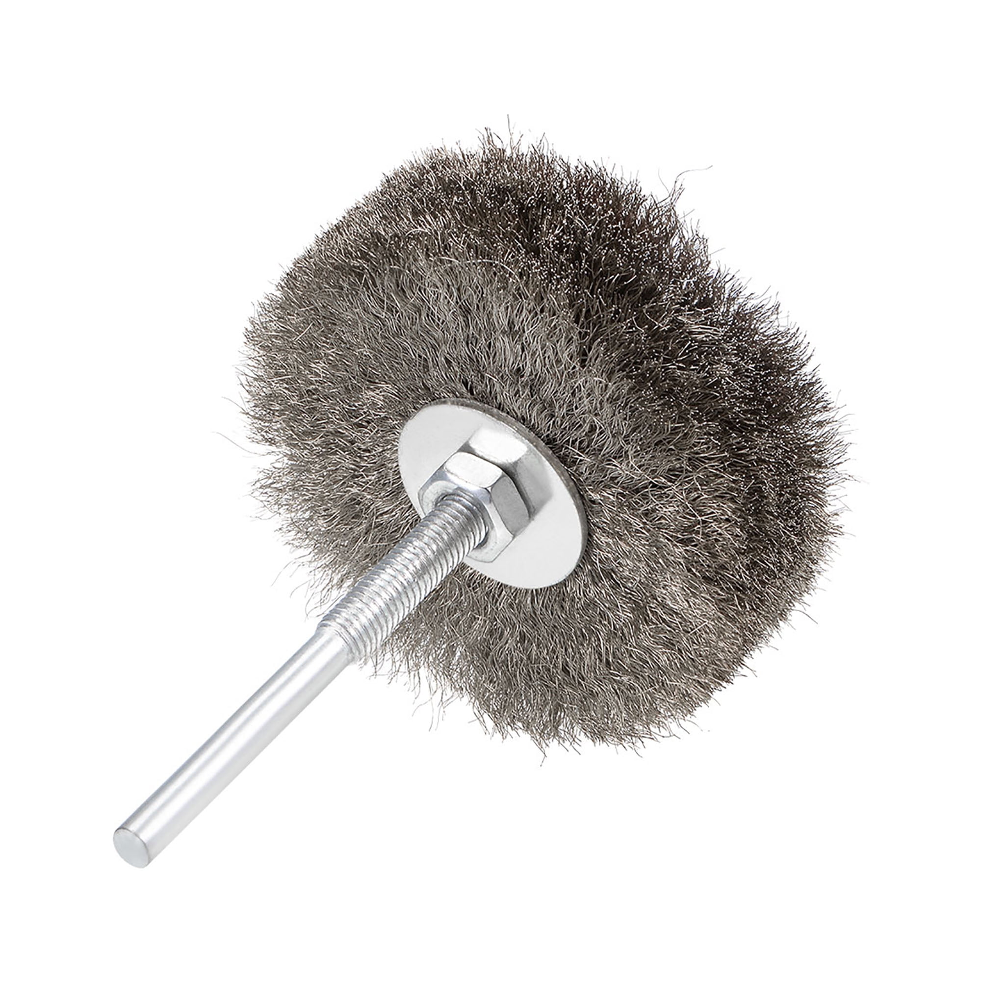 80mm Wire Wheel Brush Bench Stainless Steel Crimped Wire with 1/4 Inch ...