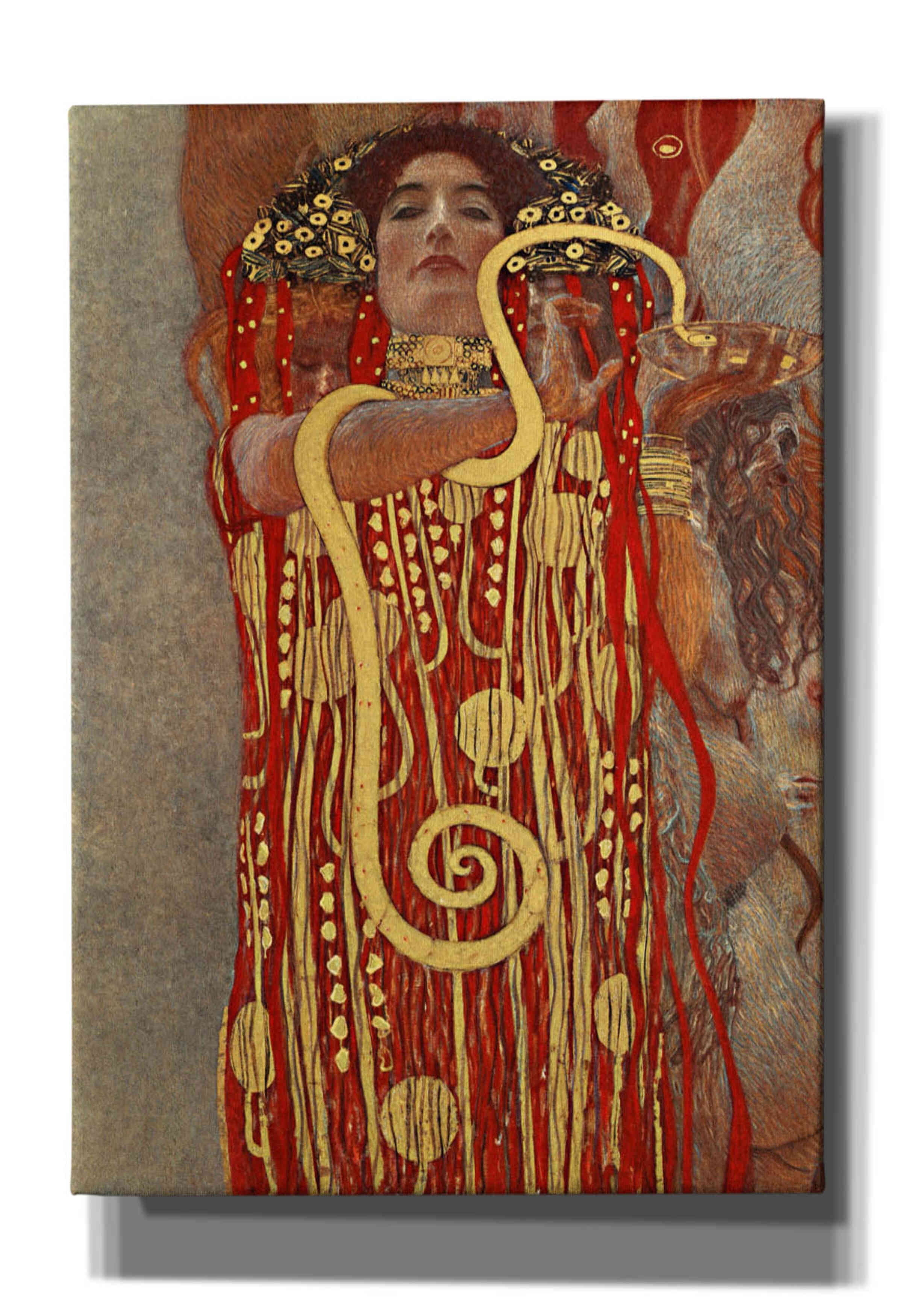 Epic Graffiti 'Hygieia' by Gustav Klimt, Canvas Wall Art, 18"x26 ...