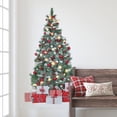 Christmas Tree Giant Wall Decals With String Lights - Walmart.com