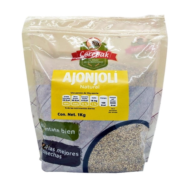 Ajonjolí Cerepak Natural 1 kg | Walmart en línea