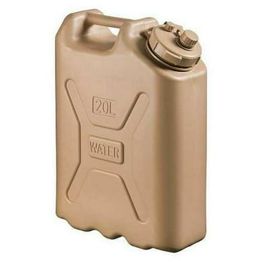 Scepter 5 Gal Military Style Water Can Container with Spout, 2 Pack ...