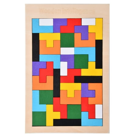 Wooden Russian Building Block Puzzle Suitable for children and adults ...